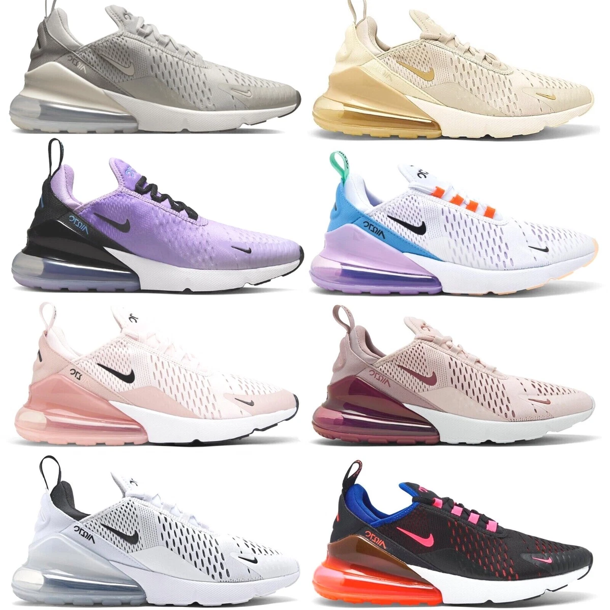 Nike Air Max 270 White/Midnight Navy/Atmosphere Women's