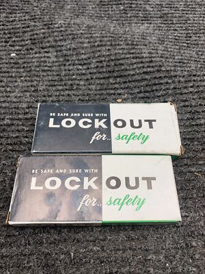 Two Osborn OG-80-2 Lock Out Electrical Control Box Safety Security ...