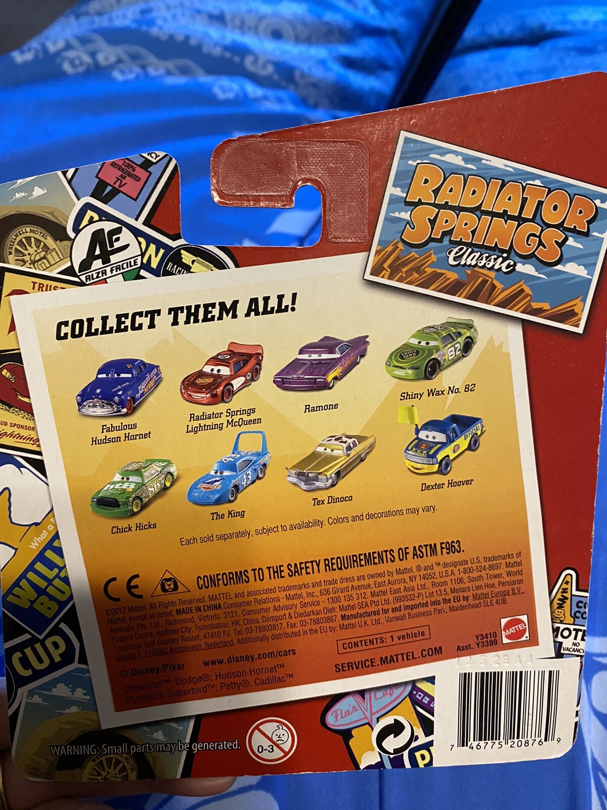 DISNEY PIXAR CARS THE KING DINOCO RADIATOR SPRINGS CLASSIC **BRAND NEW ...