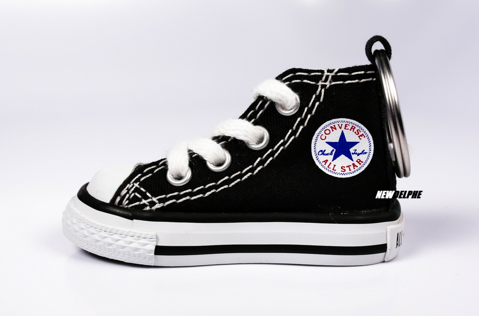 NWT Converse Keychain Key Ring "ALL STAR CHUCK TAYLOR PATCH SNEAKER ...