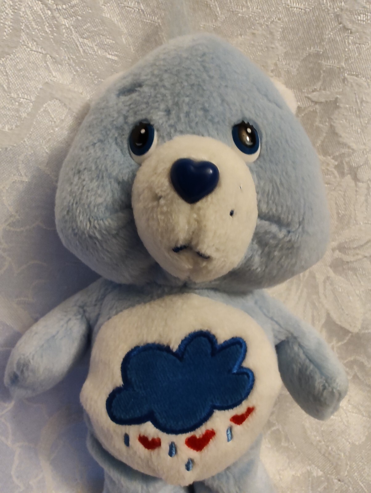 Care Bears Grumpy Bear 8” Plush Light Blue Rain Cloud With Tags 2002 ...