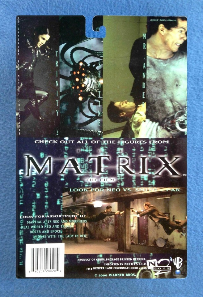 TANK THE MATRIX N2 TOYS FIRST MOVIE 2000 ACTION FIGURE | eBay