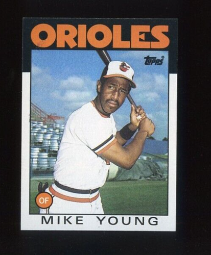 1986 TOPPS #548 MIKE YOUNG BALTIMORE ORIOLES | eBay