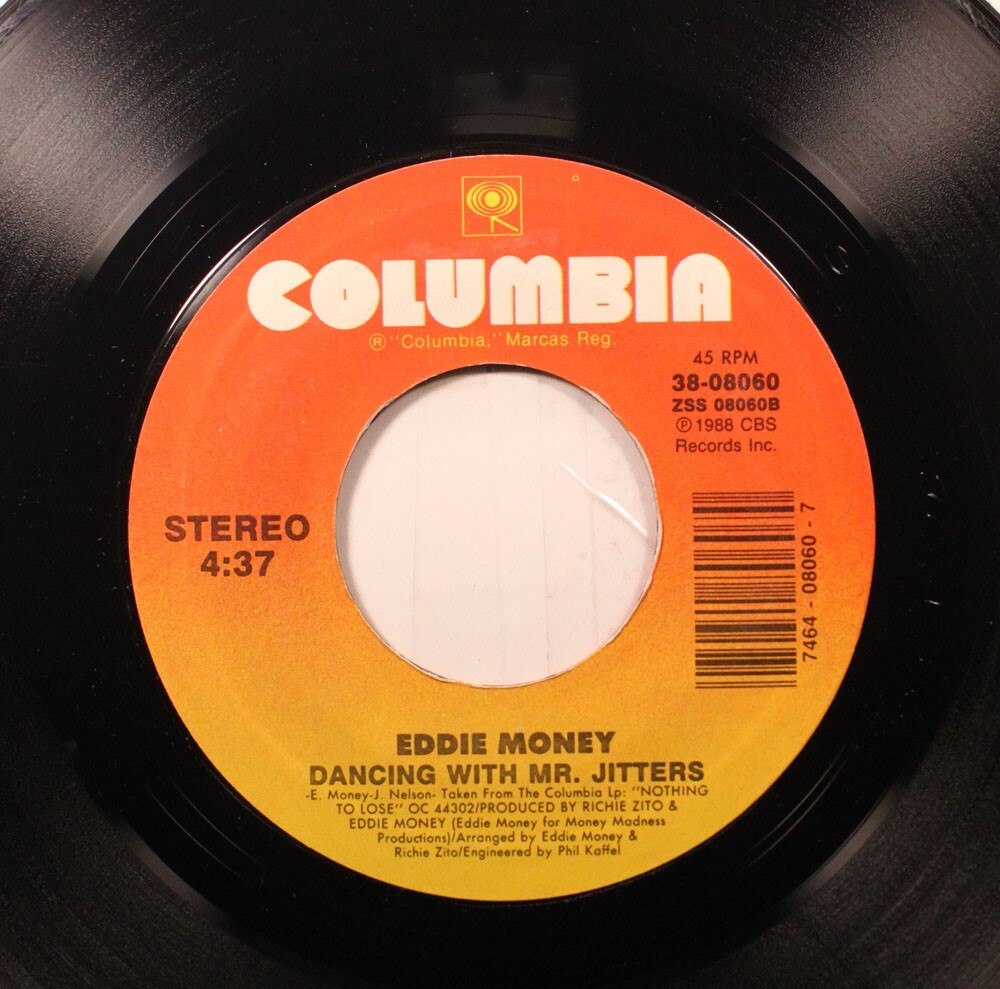 Rock Nm! 45 Eddie Money - Dancing With Mr. Jitters / Walk On Water On ...