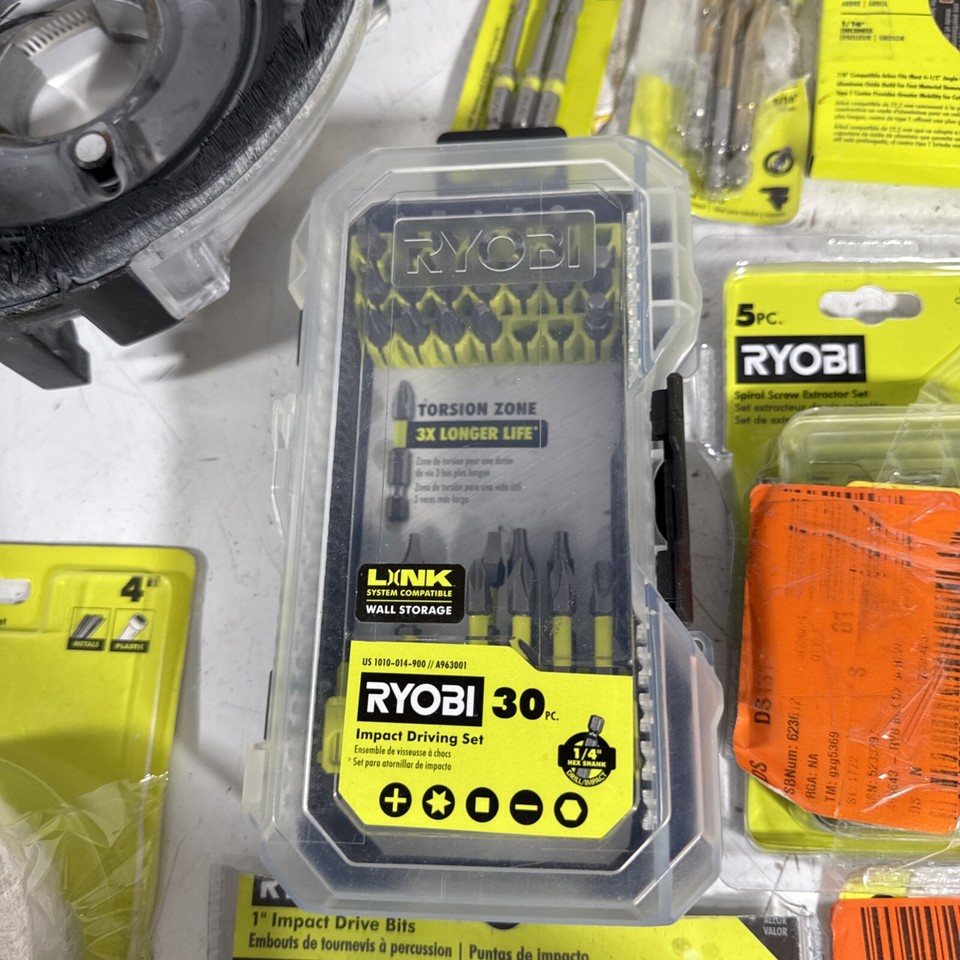 Lot Of Ryobi Bit Sets And Accessory Kits Lot 7 | eBay