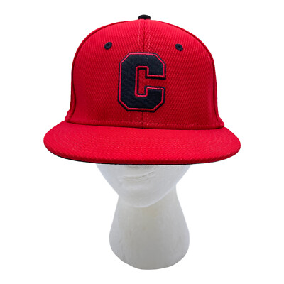 Cleveland Indians MLB OC Sports Hat Cap Solid Red w/ C Logo Team Chose ...