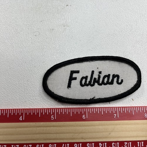Vintage & Used Name FABIAN Uniform Patch (For Mechanics, Service & More ...