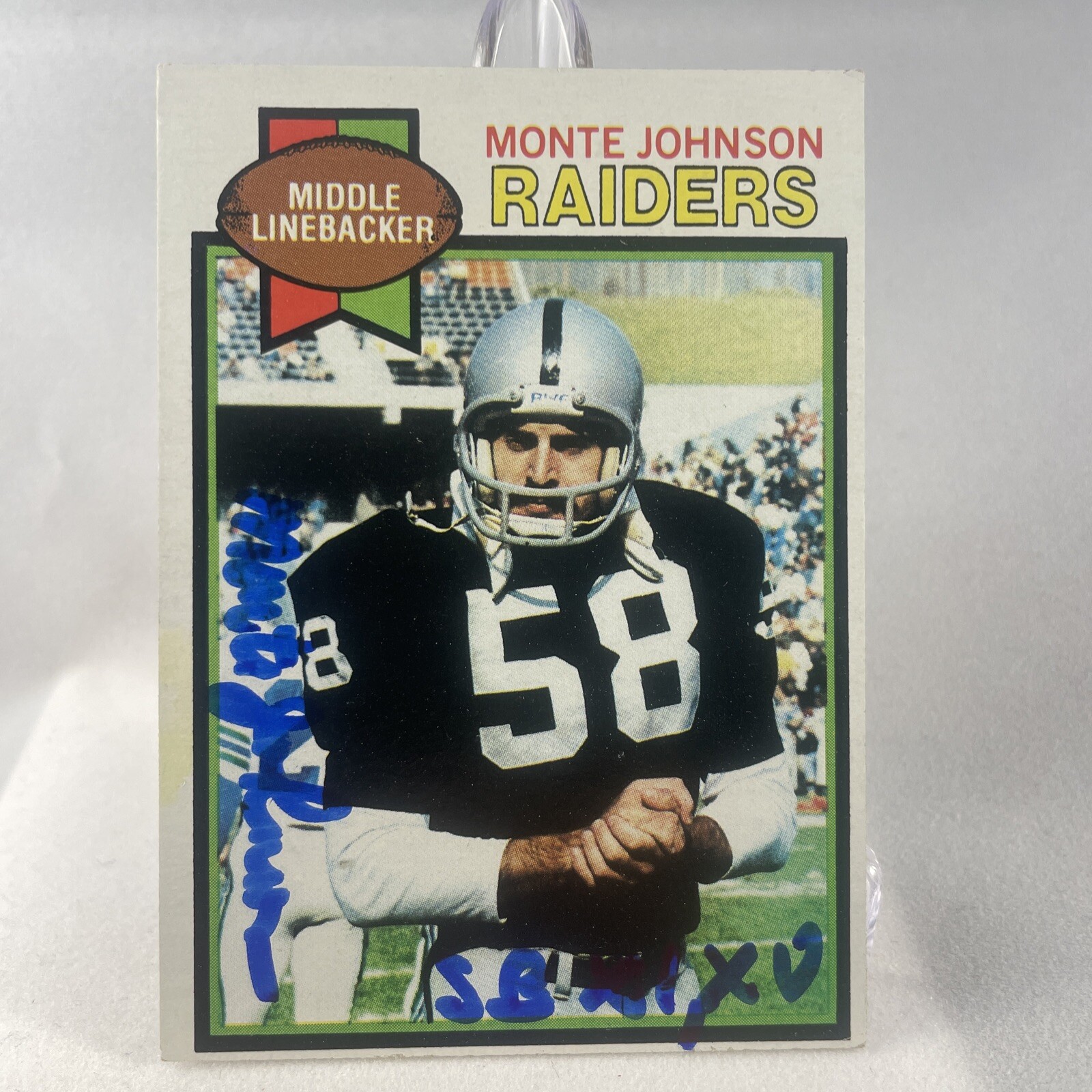 Monte Johnson -Nebraska Cornhuskers- Oakland Raiders Autographed Card ...