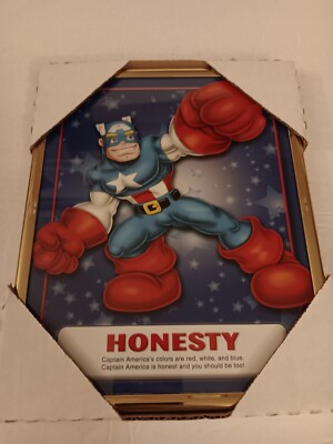 Marvel Captain America Honesty Inspirational Art Print 8 x 10 Framed ...