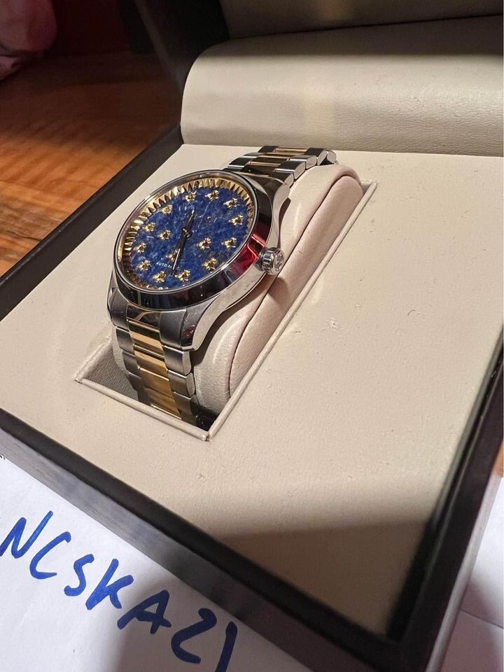 Gucci G-Timeless Silver Men's Watch - YA1264074 | eBay