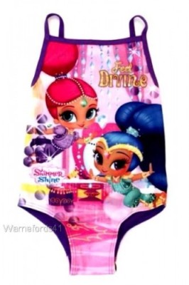 Girls SHIMMER and SHINE swimming costume, swimsuit, swimwear 2 - 6yrs ...