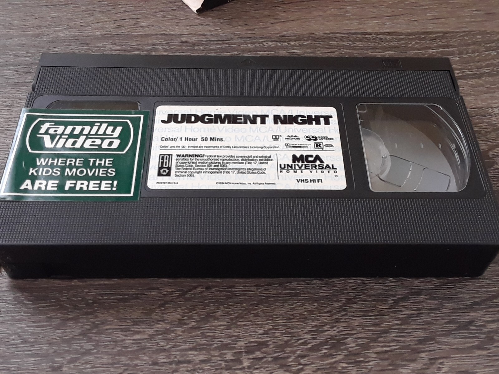 Judgment Night (VHS, 1994) bb1 96898156332| eBay