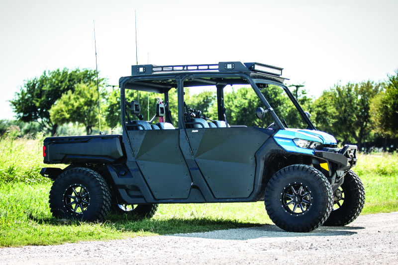 Can-Am Defender HD9 Crew Max Half Door Kit Steel Framed Aluminum Skin ...