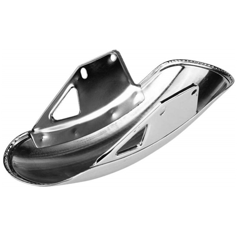Motorcycle Front Fender Mudguard Splash Sand Guard Wheel Cover Silver ...