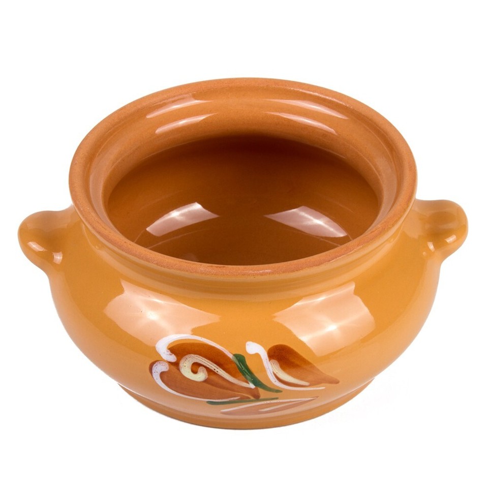 Baking Pot Stewing Stoneware Ramekin Clay Bean Pot Cooking Pot with Lid ...