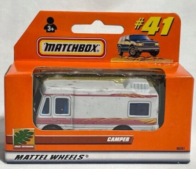 Matchbox Camper, White, #41, Great Outdoors, 1/64 | eBay
