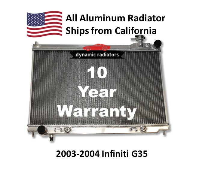 All Aluminum Radiator for 2003-2004 Infiniti G35 HPR887 | eBay
