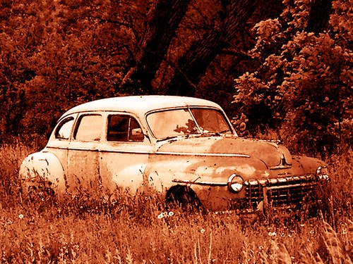 Abandoned Junk Cars Collection #9 - Canvas Art Poster 18" x 24" | eBay