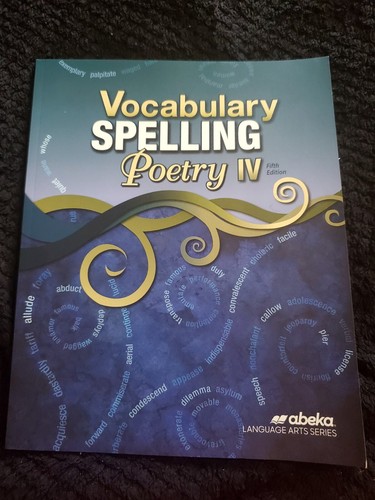 Abeka 10th Grade English Vocabulary Spelling Poetry Student Text 5th abeka-10th-grade-english-vocabulary-spelling-poetry-student-text-5th