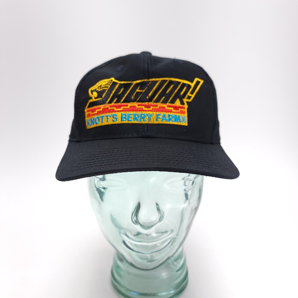 Vintage JAGUAR Hat Knotts Berry Farm Roller Coaster Snapback Baseball ...
