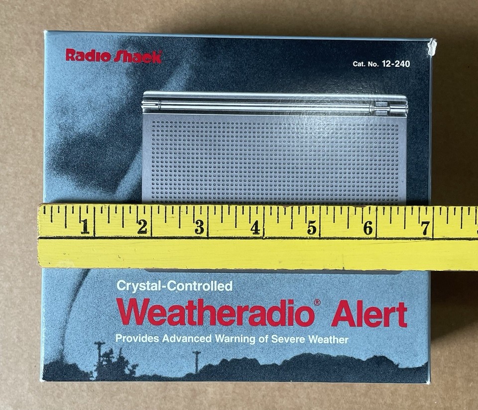 RadioShack Weather Radio with Alert-#12-240…NEW Open Box | eBay