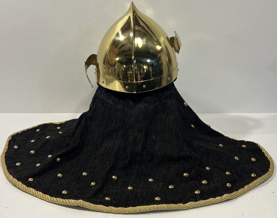 WINDLASS STEELCRART ROMAN ARCHER STYLE HELMET WITH NECK COVER | eBay