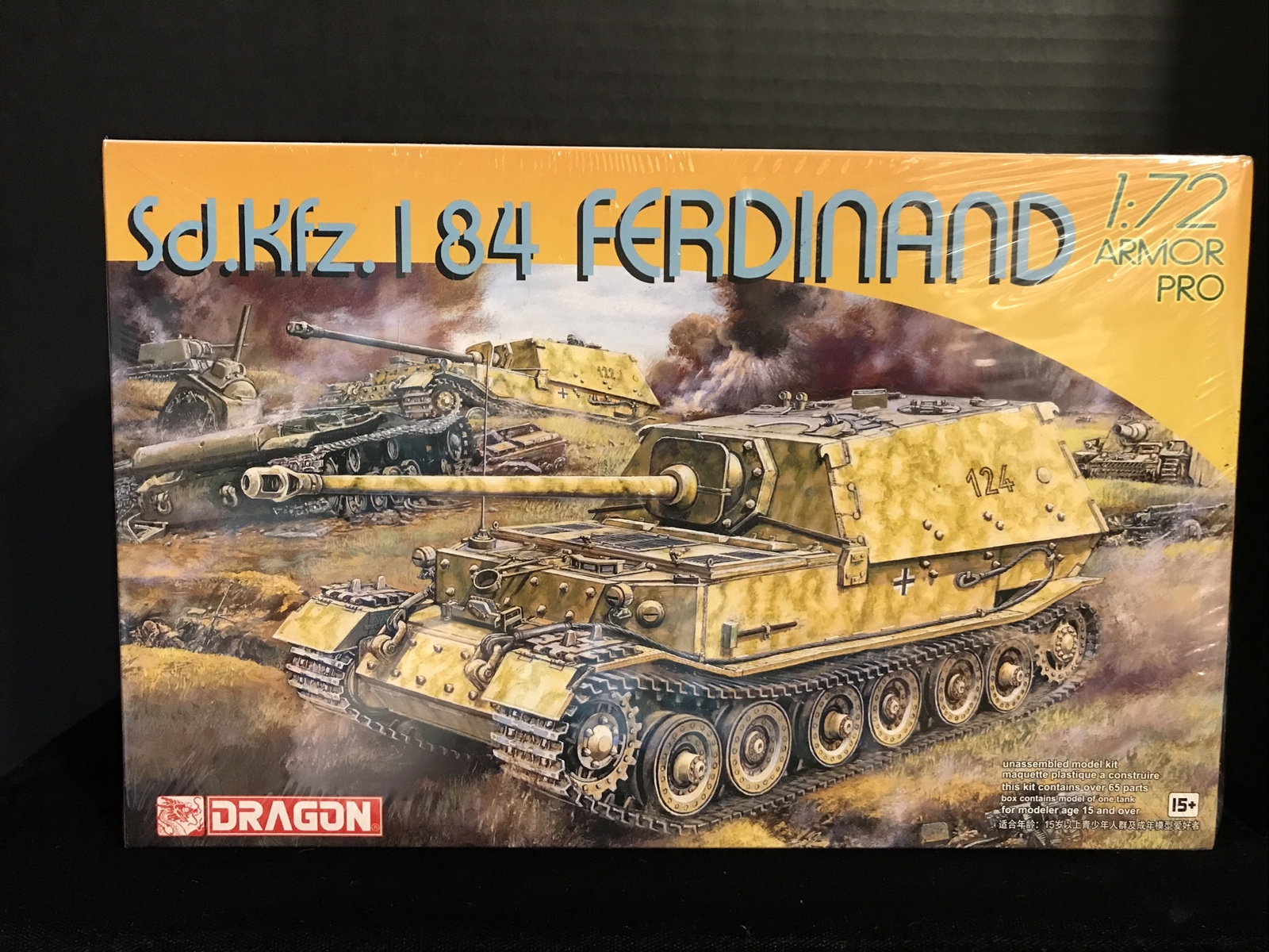 DRAGON 7344 As.Kfz. I 84 FERDINAND MODEL KIT-NIB-1:72 SCALE | eBay