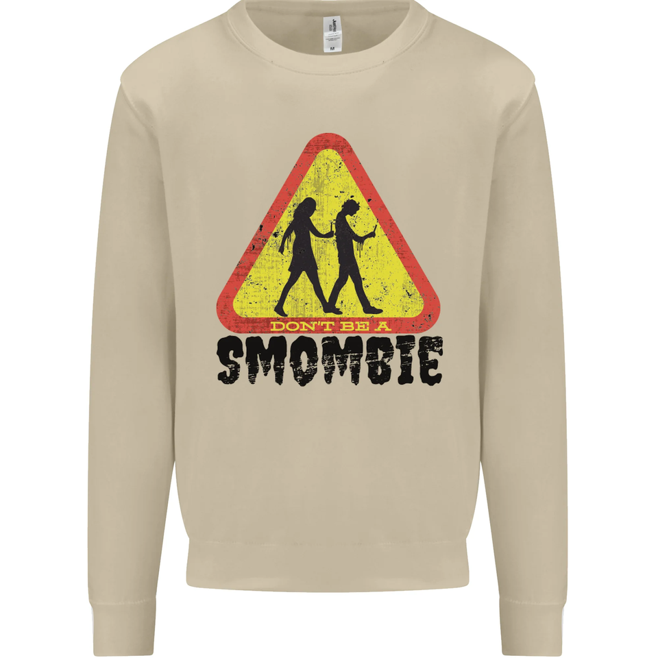Smombie Antisocial Phone Smartphone Addict Mens Sweatshirt Jumper | eBay UK