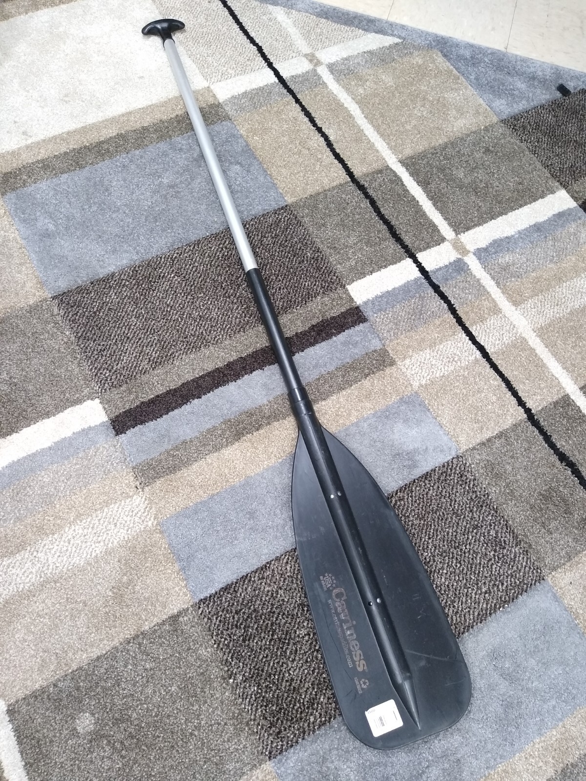 Caviness Paddles 5.0' Long Aluminum Tube Black Plastic Grip And Blade ...