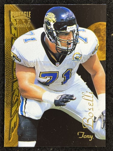 1996 PINNACLE ZENITH EDITION- TONY BOSELLI #Z-100 JAGUARS RC ROOKIE HOF ...