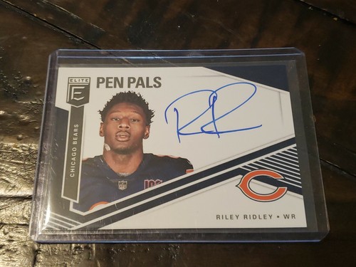 Riley Ridley 2019 Elite/ Rookie Pen Pals Blue Ink On Card Auto ...