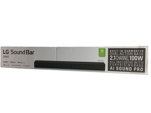 LG Soundbar SPM2 Bulit In Subwoofer Dk Gray New Sealed Box | eBay