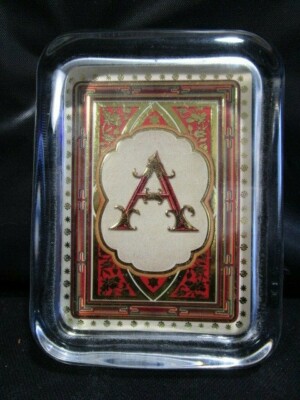 Art Glass Paperweight - Letter A - A Standout | eBay