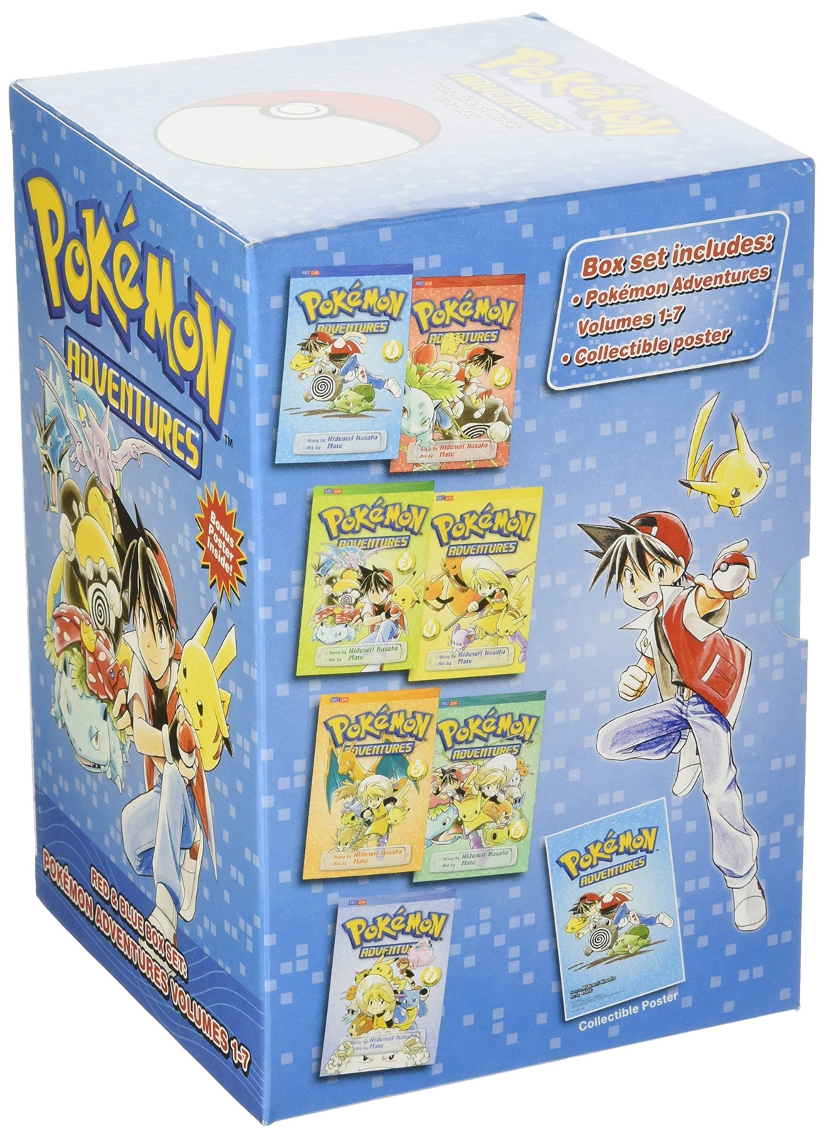 Pokemon Adventures Red & Blue Box Set (Set Includes Vols 1-7) by ...