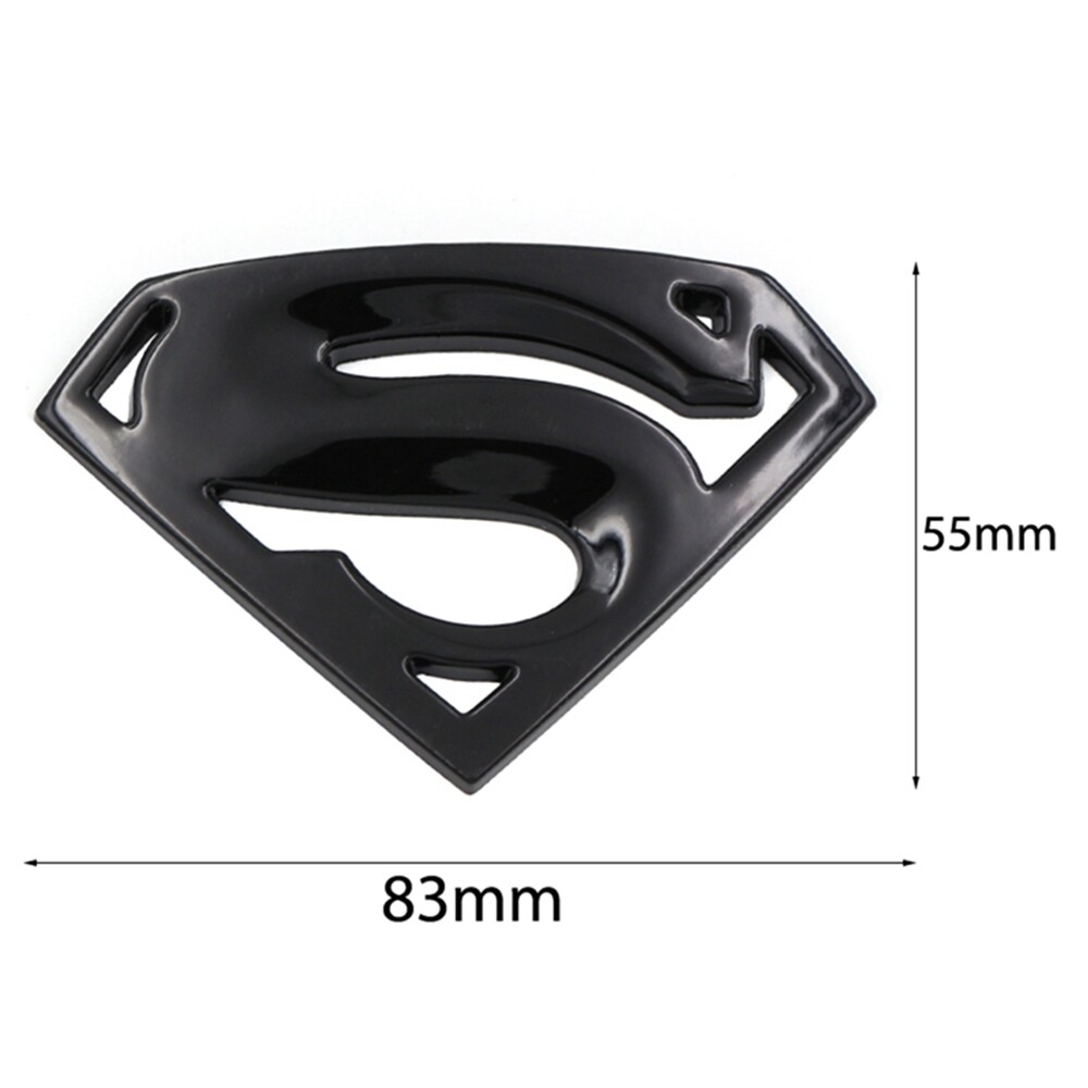 Metal Fashion Larger 3D Car Sticker Superman Logo Badge Emblem Auto ...