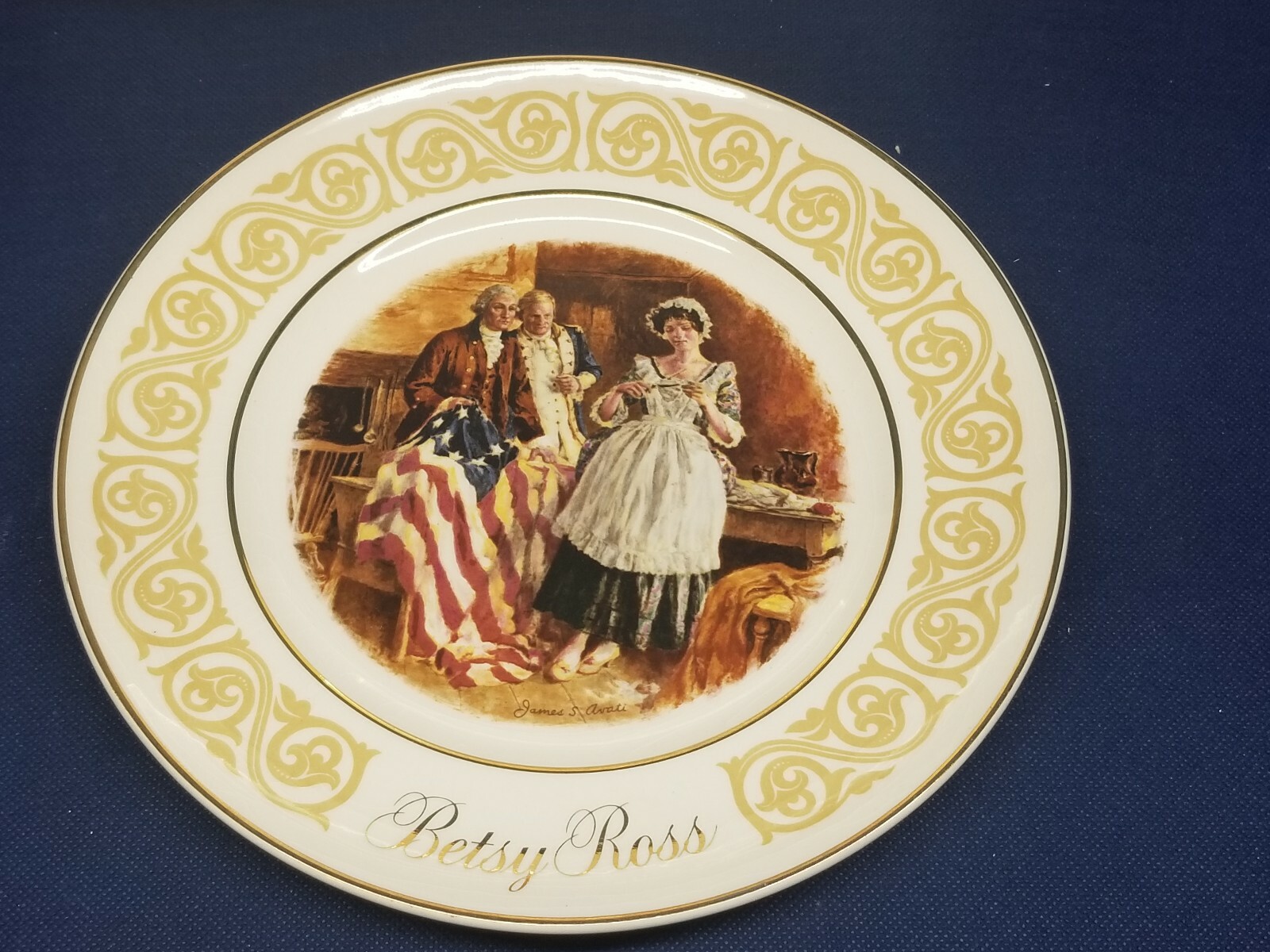 Vintage 1973 Collector's Plate"BETSY ROSS" Plate by Avon NEW in ...
