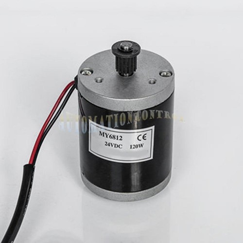 MY6812 DC 100-150W 12V/24V High Speed Motor with Belt Pulley Small ...