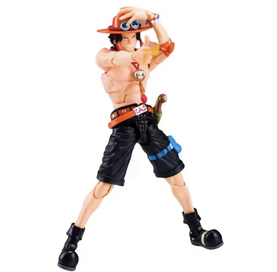Bandai Genuine SHF ONE PIECE Portgas·D·Ace Anime Action Figure Joints ...