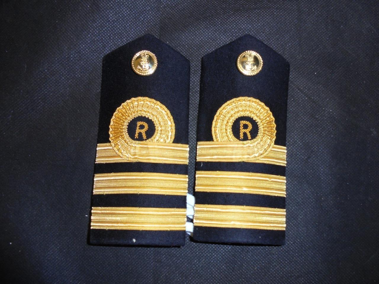 Genuine NEW Royal Navy Reserve RNR Officer's Rank Shoulder Boards | eBay