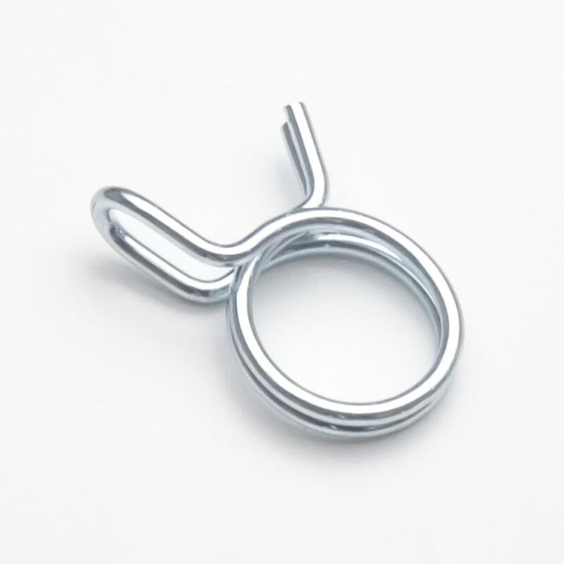 DOUBLE WIRE FUEL PIPE HOSE SPRING CLIP CLAMP BAND 23 MM PACK OF 10 | eBay