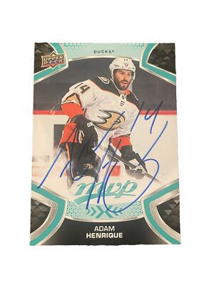 2021-22 Upper Deck MVP Hockey Card Adam Henrique Anaheim Ducks #164 ...