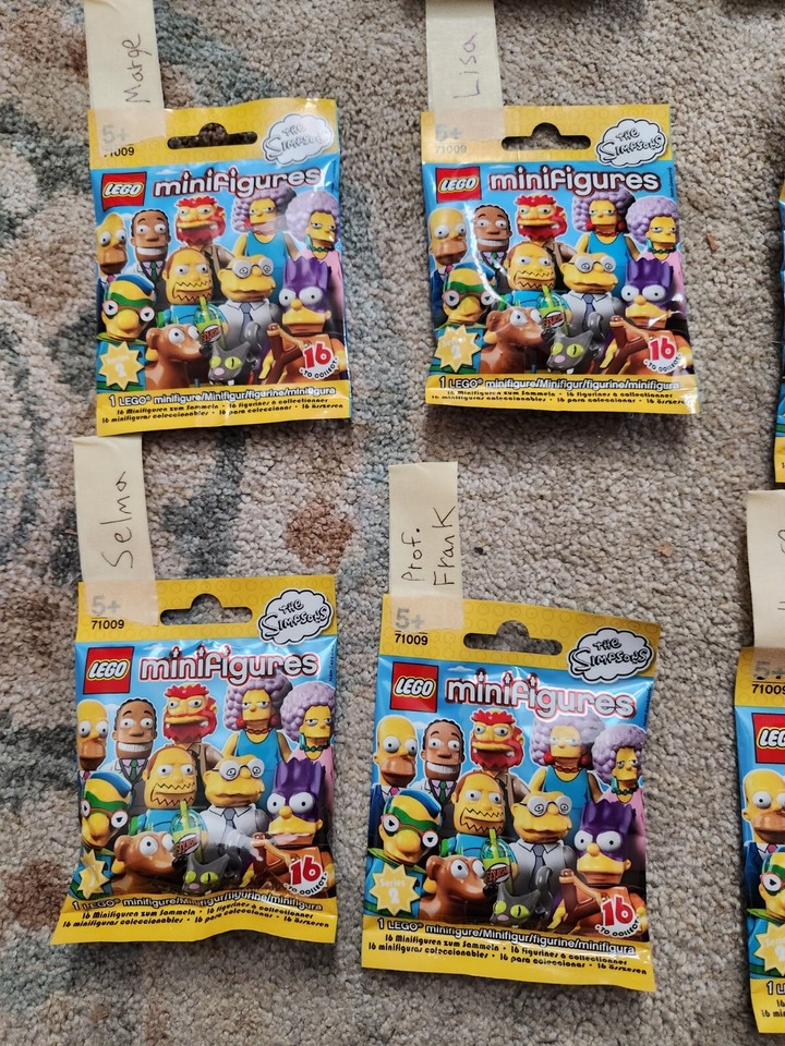 New Sealed Complete Set LEGO 71009 Collectible Minifigures The Simpsons ...