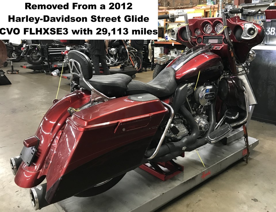 2012 Harley Street Glide CVO ALUMINUM FACE Speedometer Gauge 29,114 ...