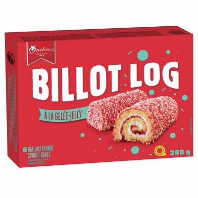 4 Boxes of Vachon Jelly Log Rolled Sponge Cakes (6/Box) 288g Each- Free ...