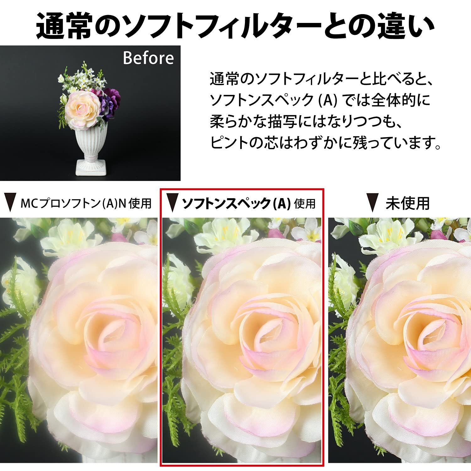 KENKO Lens Filter Softon Spec (a) 52mm for soft description 352281 for ...