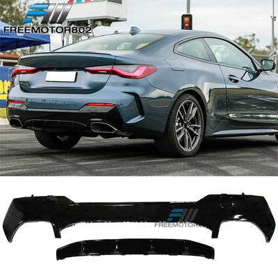 Fits 21-23 BMW G22 G23 4-Series 430i M440i M440 Rear Bumper Diffuser ...