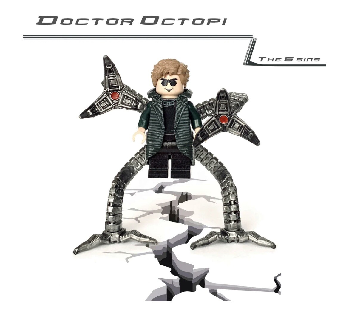 MICROMEE LEGO CUSTOM MINIFIGURE Minifig MARVEL'S Character Doctor ...