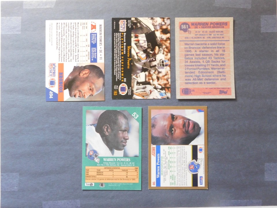 Warren Powers 5 Card Lot | eBay