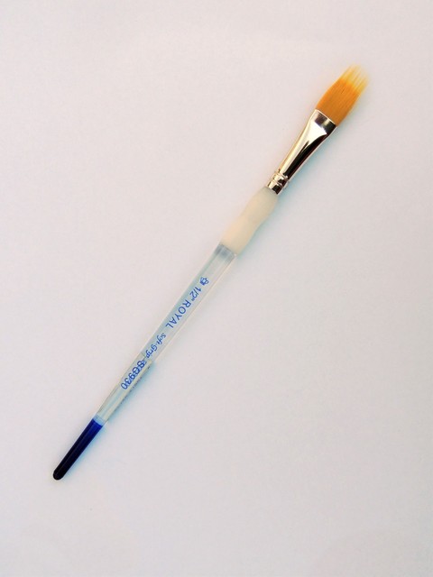 Soft-grip Golden Taklon Filbert Comb Brush - Notm270001 for sale online ...