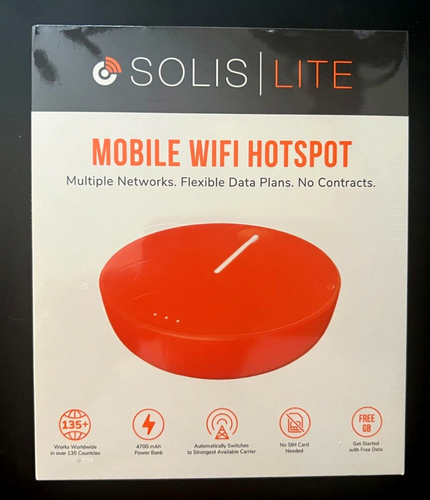 Solis Lite 4G LTE Global Wi-Fi Hotspot + PowerBank - Mobile Router - 4G ...